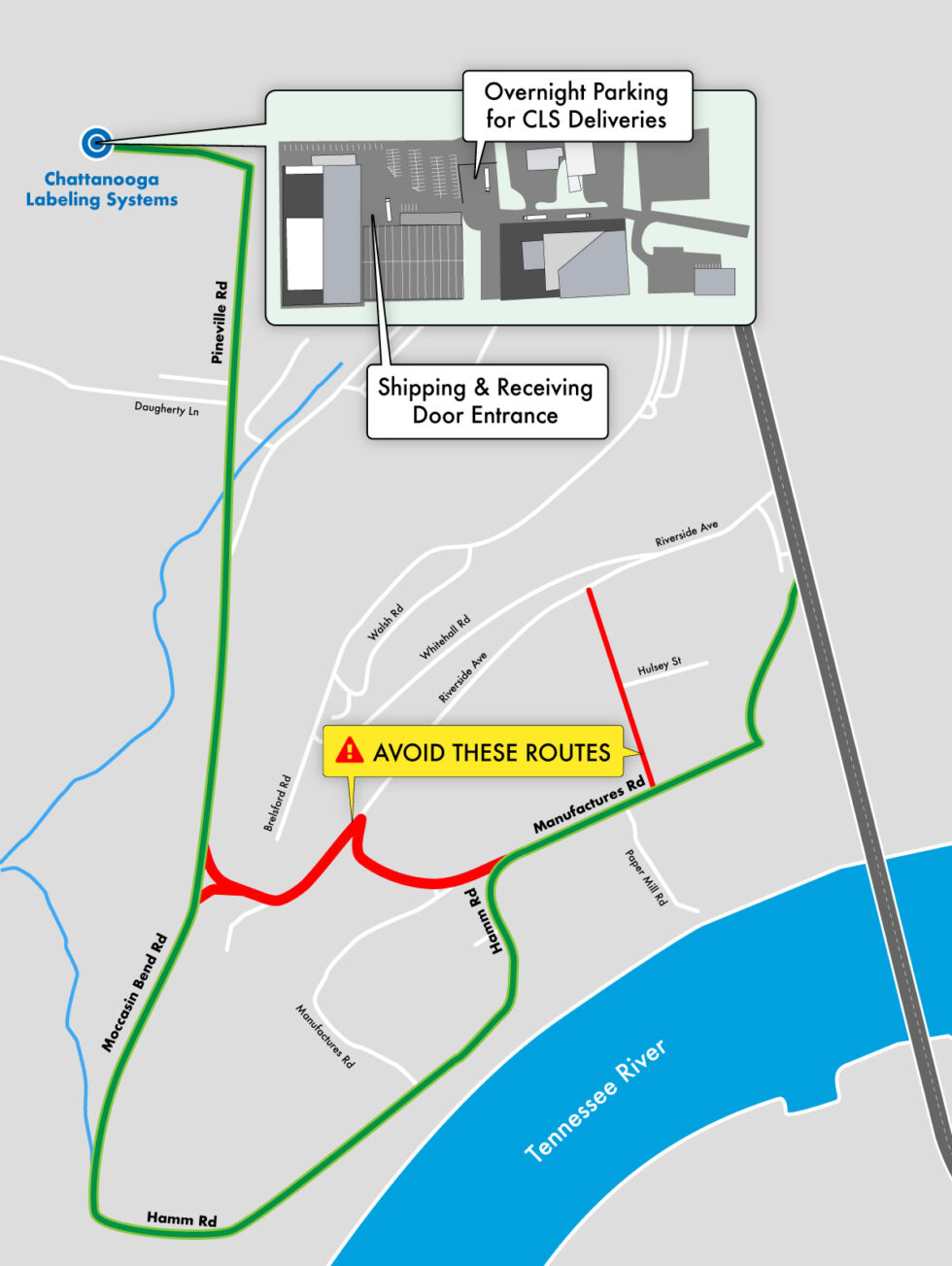 Directions | Chattanooga Labeling Systems